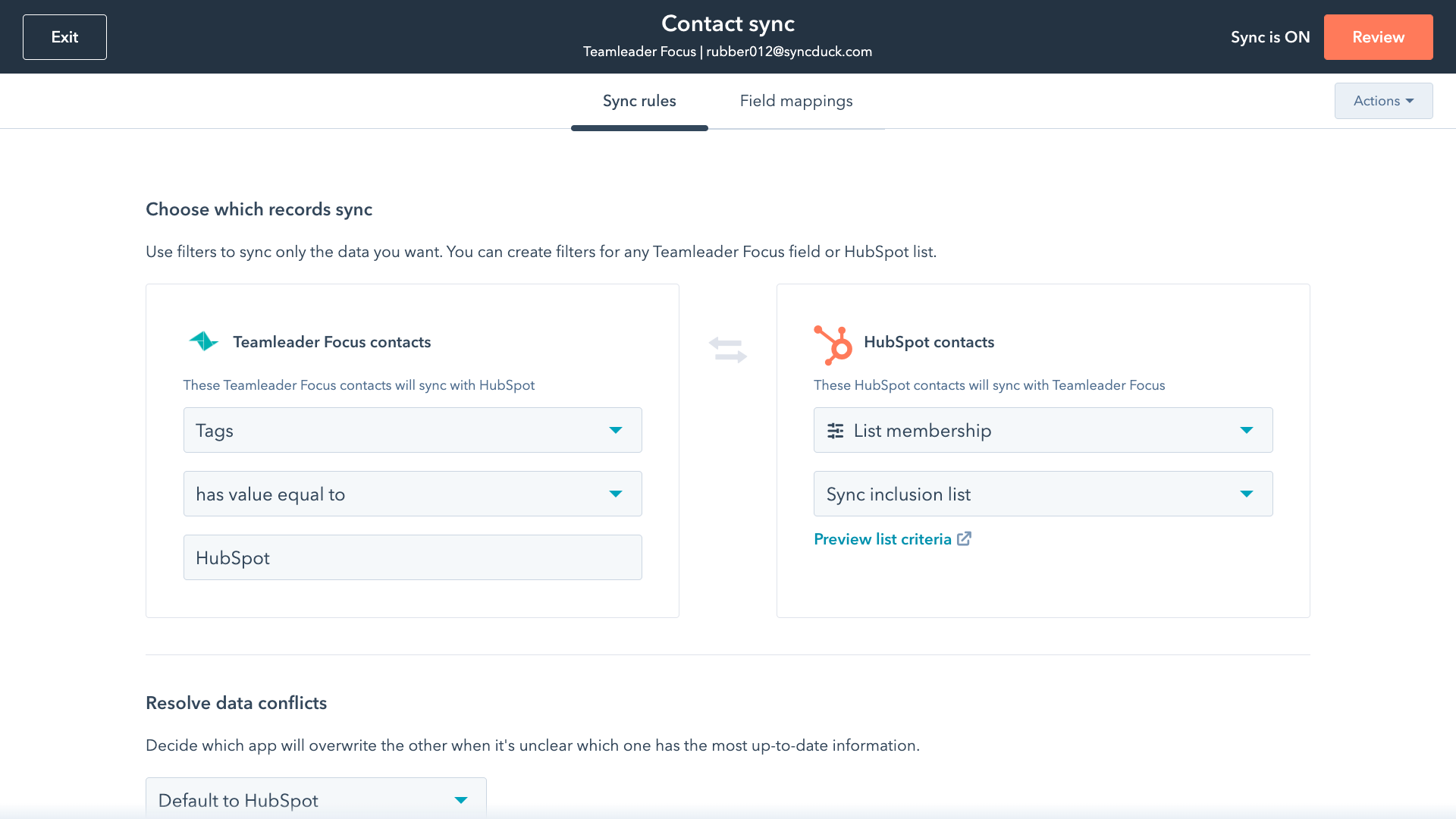 Teamleader Focus HubSpot Integration | Connect Them Today